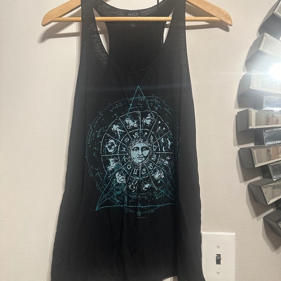 Tops | Celestial Horoscope Tank | Poshmark